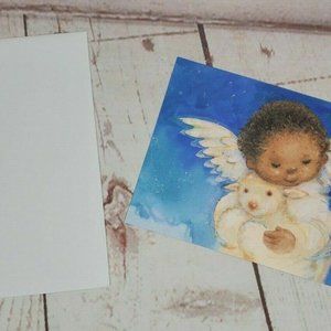 Hallmark | Accents | Mahogany Hallmark Angel Greeting Card | Poshmark